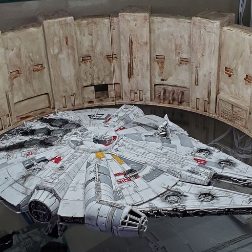 3D printable Tatooine Docking Bay 144 scale・Cults