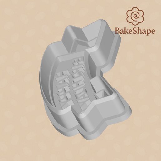 🎂 Happy Birthday Banner Cookie Cutter & Embosser STL File – 3D ...