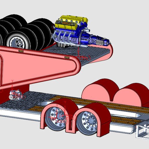🚐 Trailer pulling・ STL File for 3D printing・Cults