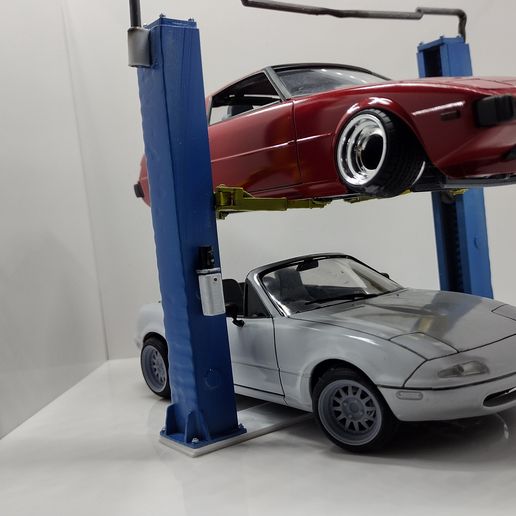 3D printed Garage Lift Set - 1/24 - Scale Model Accessories • made with ...