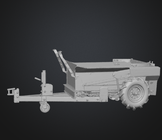 🎨 Manure Spreader・ STL File for 3D printing・Cults