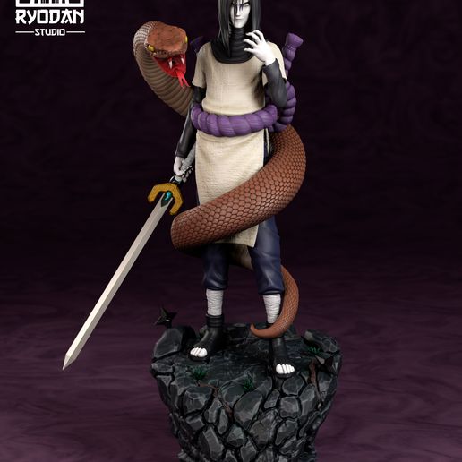 👾 OROCHIMARU NARUTO SHIPPUDEN・ 3D File for 3D printing・Cults