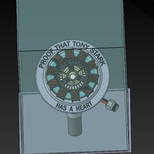 💜 Arc Reactor 3D - Heart of Iron Man・ STL File for 3D printing・Cults