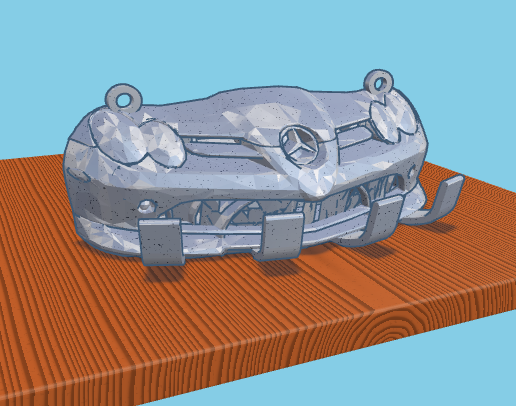 STL file Mercedes Benz SLR key holder 🚗 ・3D printer model to download・Cults