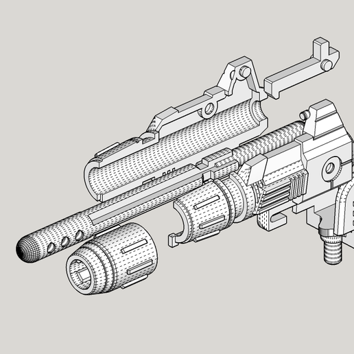 🤖 Binaltech Smokescreen Missile Launcher・Free 3D File for ・Cults