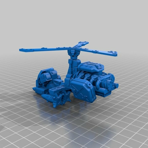 ⚔ DeffKopta (Warhammer 40K)・Free STL File for ・Cults