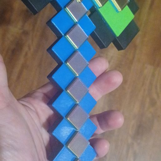 🪓 Minecraft tool pretend / Axe/ Keychain / cake Topper / Party Decor ...