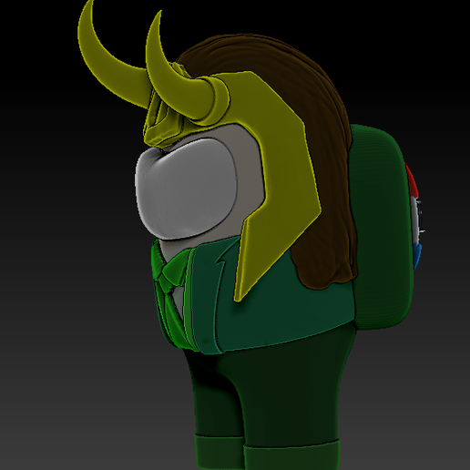 🎮 loki entre nosotros (serie loki)・Archivo STL para ・Cults