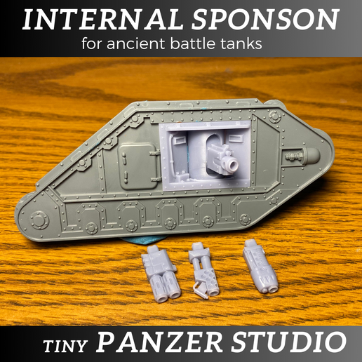 ☀️ Internal Sponson for Ancient Imperial Battle Tanks・Free 3D File for ...