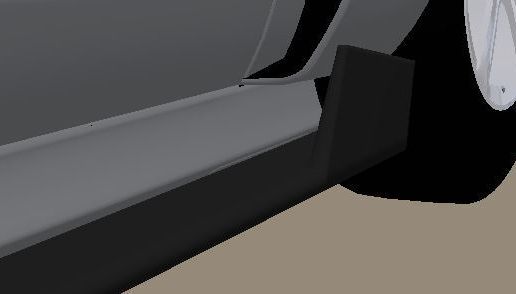 🚗 Time Attack Style Side Skirt Extentions・ STL File for 3D printing・Cults