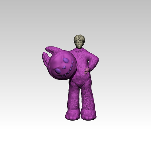 STL file GIRL MONSTER 1 64 👧 ・3D printable model to download・Cults