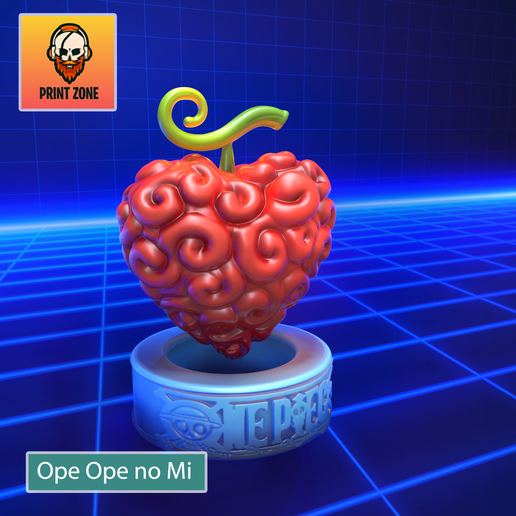 ⚖️ AKUMA NO MI: OPE OPE NO MI PROP (LAW) DEVIL FRUIT OF ONE PIECE) .STL ...