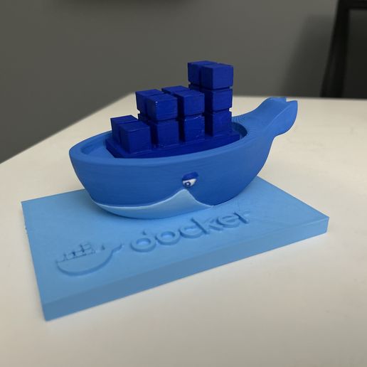 STL file Mobi Dock - Docker Whale 🐳 ・Template to download and 3D print ...