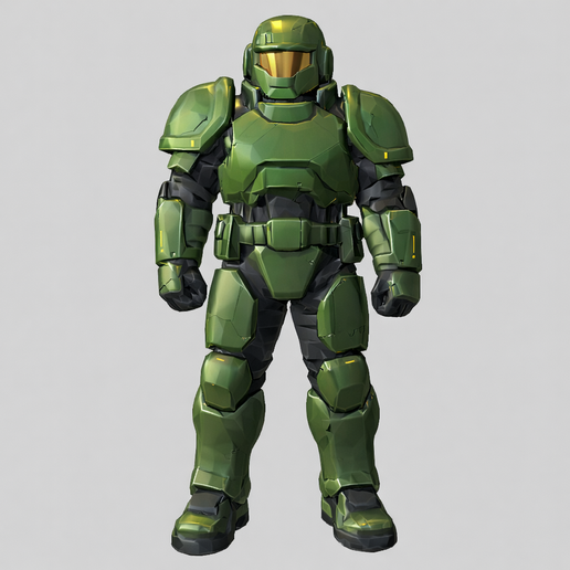 🛰 Sci-Fi Armored Space Soldier・ STL File for 3D printing・Cults