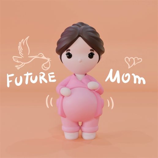 🔮 FUTURE MOM・Free STL File for 3D printing・Cults