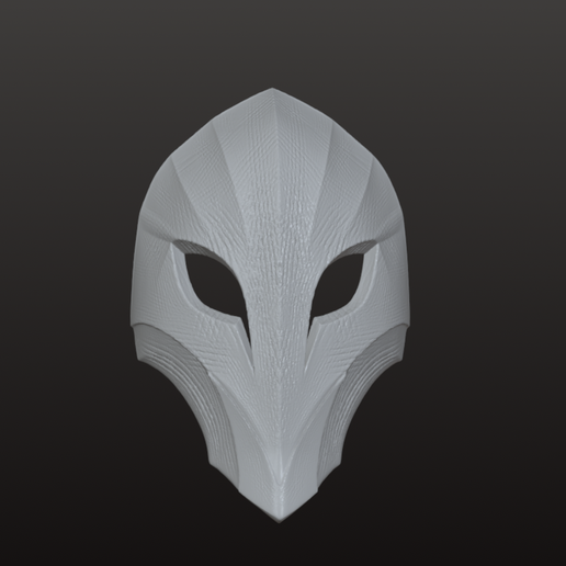 🎮 Dark Cosmic Erasure Jhin mask・ STL File for 3D printing・Cults