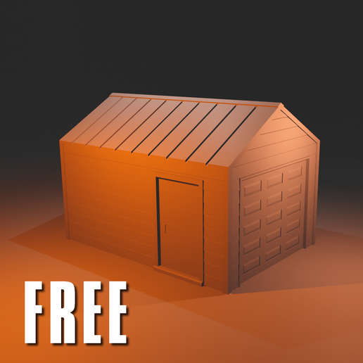 Free STL file Suburban Garage 🎲 ・3D printing idea to download・Cults