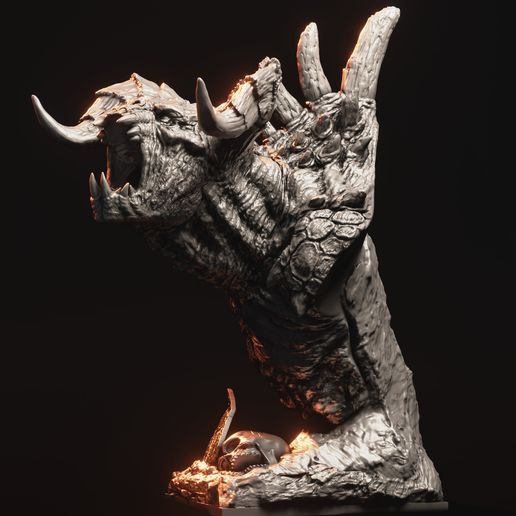 👾 Fallout Deathclaw・ 3D File for 3D printing・Cults