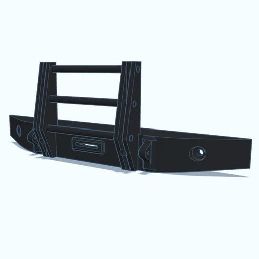 Файл STL Front Bumper for Trx-6 Hauler 🚁 ・Дизайн для загрузки и 3D ...