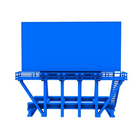🧞‍♂️ Regular Billboard / Billboard / Rooftop billboard・ STL File for 3D ...