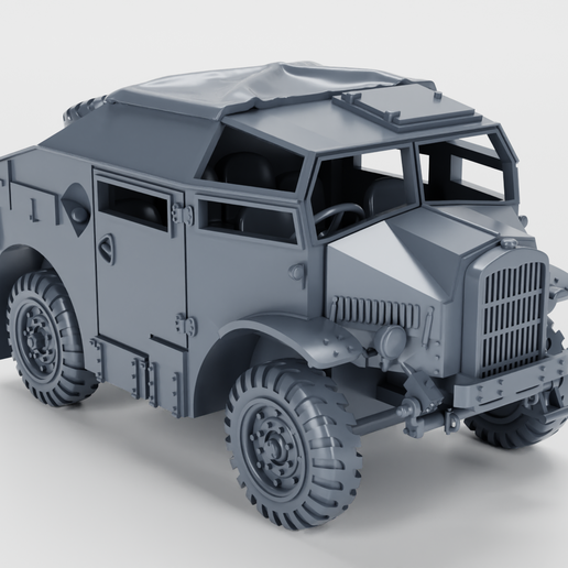 🪲 Morris Commercial C8 FAT - Quad ("Beetle-back") (UK, WW2)・ 3D File ...