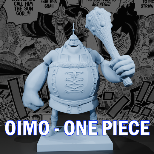 3D file OIMO - ELBAF - ONE PIECE - SPLIT PART 👾 ・3D print design to ...