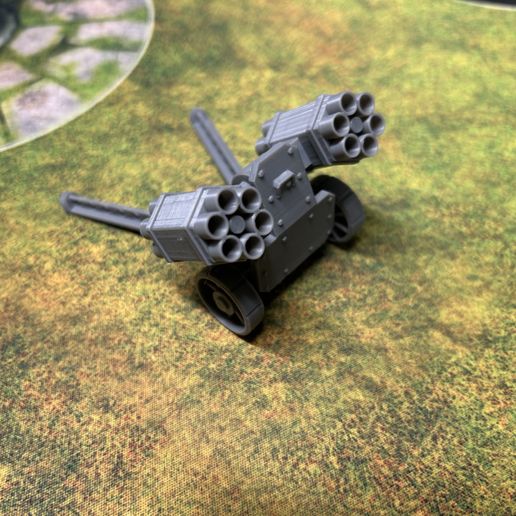 🔋 Batería lanzacohetes múltiple Grimdark "Nebelwerfer" para Grimdark ...