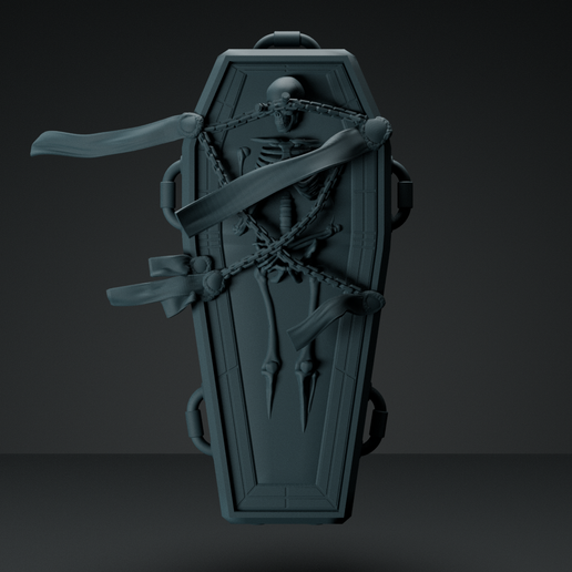 🧙 MAGE COFFIN CARRIER・ 3D File for 3D printing・Cults