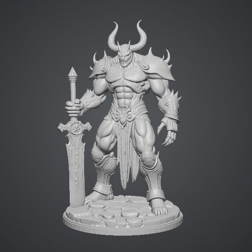 🦸 The Black Oath Infernal Covenant Infernal Oathbinder・ STL File for 3D ...