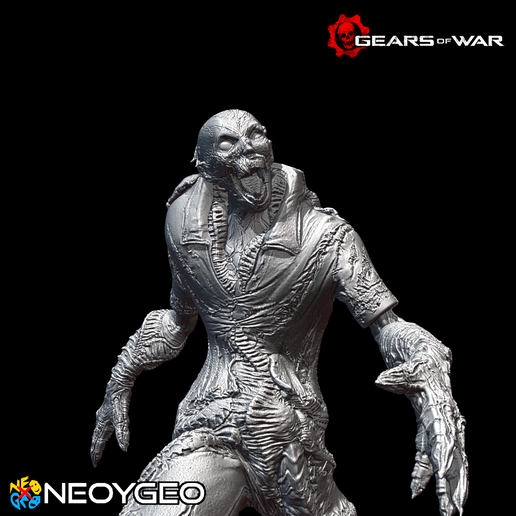 🎲 LAMBENT HUMAN - FORMER - GEARS OF WAR・Free STL File for 3D printing・Cults