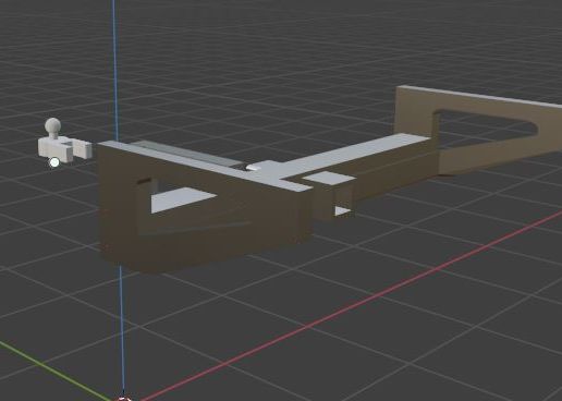 🖼️ FRAME MOUNT TRAILER HITCH (SMALL SCALE)・ STL File for 3D printing・Cults