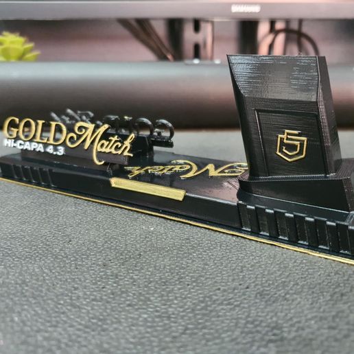 STL file TM Hi-Capa Gold Match 4.3 Stand 🔫 ・3D printable model to ...