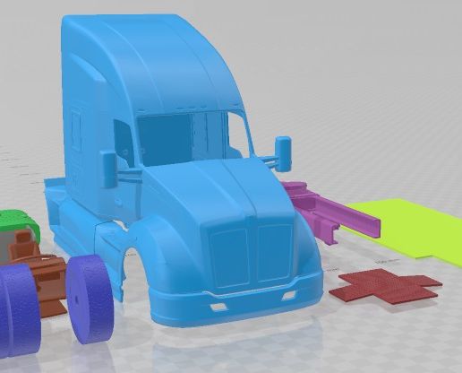 🚚 Kenworth T680 2015 Printable Truck・ 3D File for 3D printing・Cults