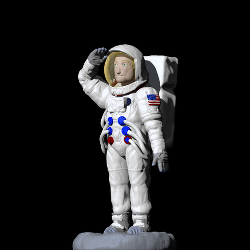 STL file NEIL ARMSTRONG - SCIENCE HEROES COLLECTION 🧪 ・3D printable ...