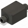 Free STL file Waterproof junction box, lid and connector for electronics projects・3D printable ...