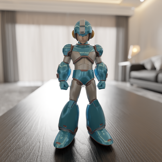 👨 Mega Man・ 3D File for 3D printing・Cults