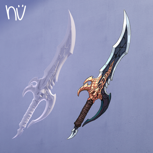 🎭 Solo Levelling Kasaka's Venom Fang・ STL File for 3D printing・Cults