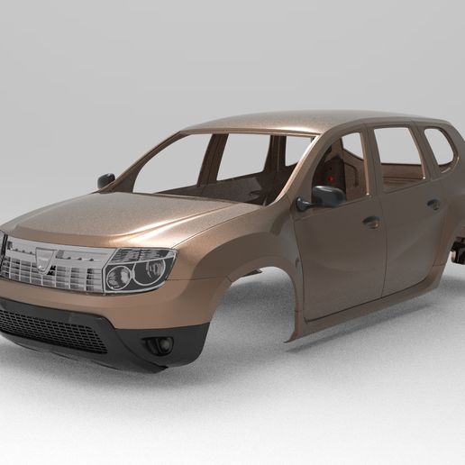STL file STL model Dacia Duster 313mm wheelbase axial 🎨 ・Design to ...