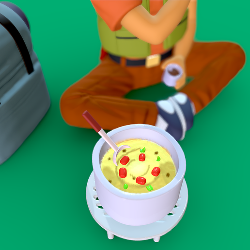 Archivo STL Brock cocinando - Pokemon - IMPRESIÓN 3D 🐉 ・Objeto ...