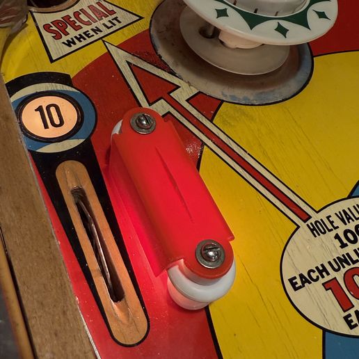 🎠 Gottlieb Pinball Lane Guide - 2-3/4 inch - Single Side・ STL File for ...