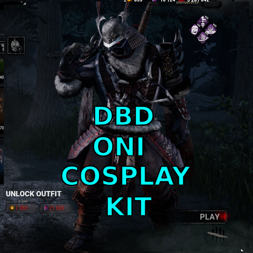 😵 DBD Cosplay Dead By Daylight DBD The Oni Night Hum Cosmetic, Outfit ...