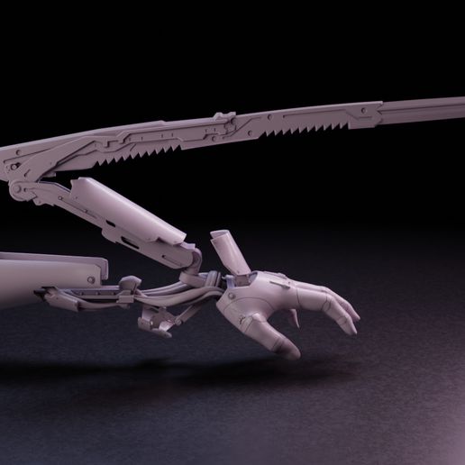 Mantis Blade Cyberpunk 2077 3D print・ STL File for ・Cults