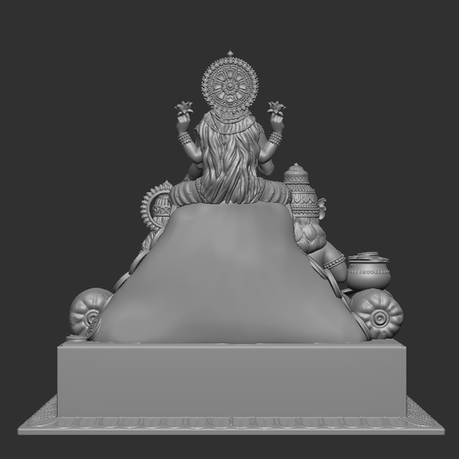 🗿 KUBER LAKSHMI HIGH DETAILED MODEL・ STL File for 3D printing・Cults