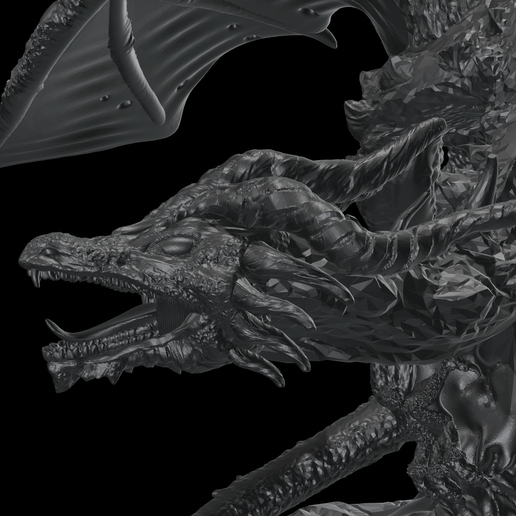 🐉 Dragon - V1 - DnD - by STF_CSC・Free 3D File for 3D printing・Cults