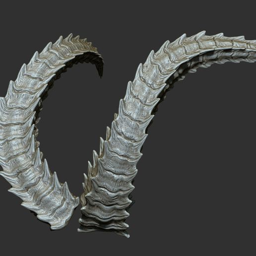 🤘 24 - Creature+Monster+Demon Horns・ 3D File for 3D printing・Cults