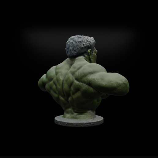 STL file Hulk Bust UV map and Textures 👤 ・3D print design to download・Cults