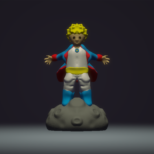 Archivo OBJ gratuito el principito 👾 ・Objeto imprimible en 3D para ...