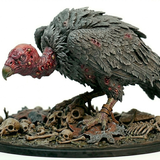🦢 Rotting Giant Vulture - Undead Carrion Bird / Necromancer Familiar ...