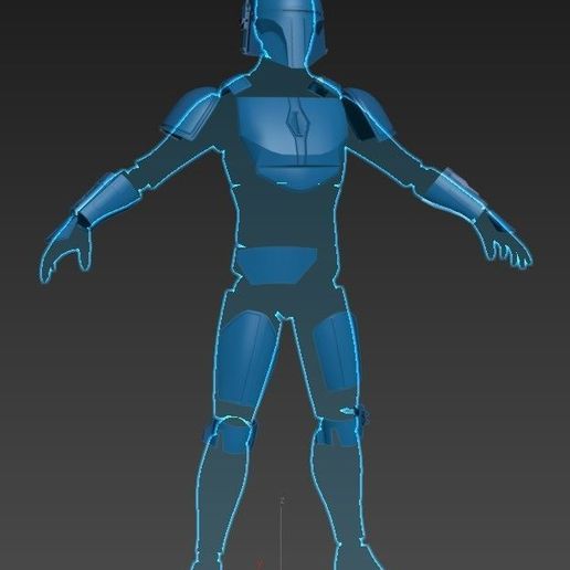 STL file Deathwatch Mandalorian 6 inch and 4 inch figure upgrade STL 3D ...