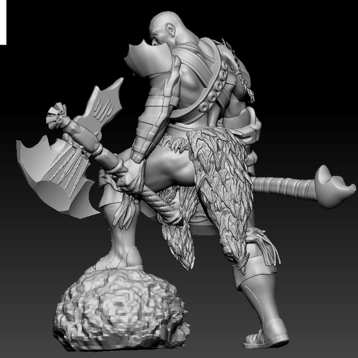 🐉 Dragon Slayer Korthan the Goliath d&d fighter warrior miniature, one ...